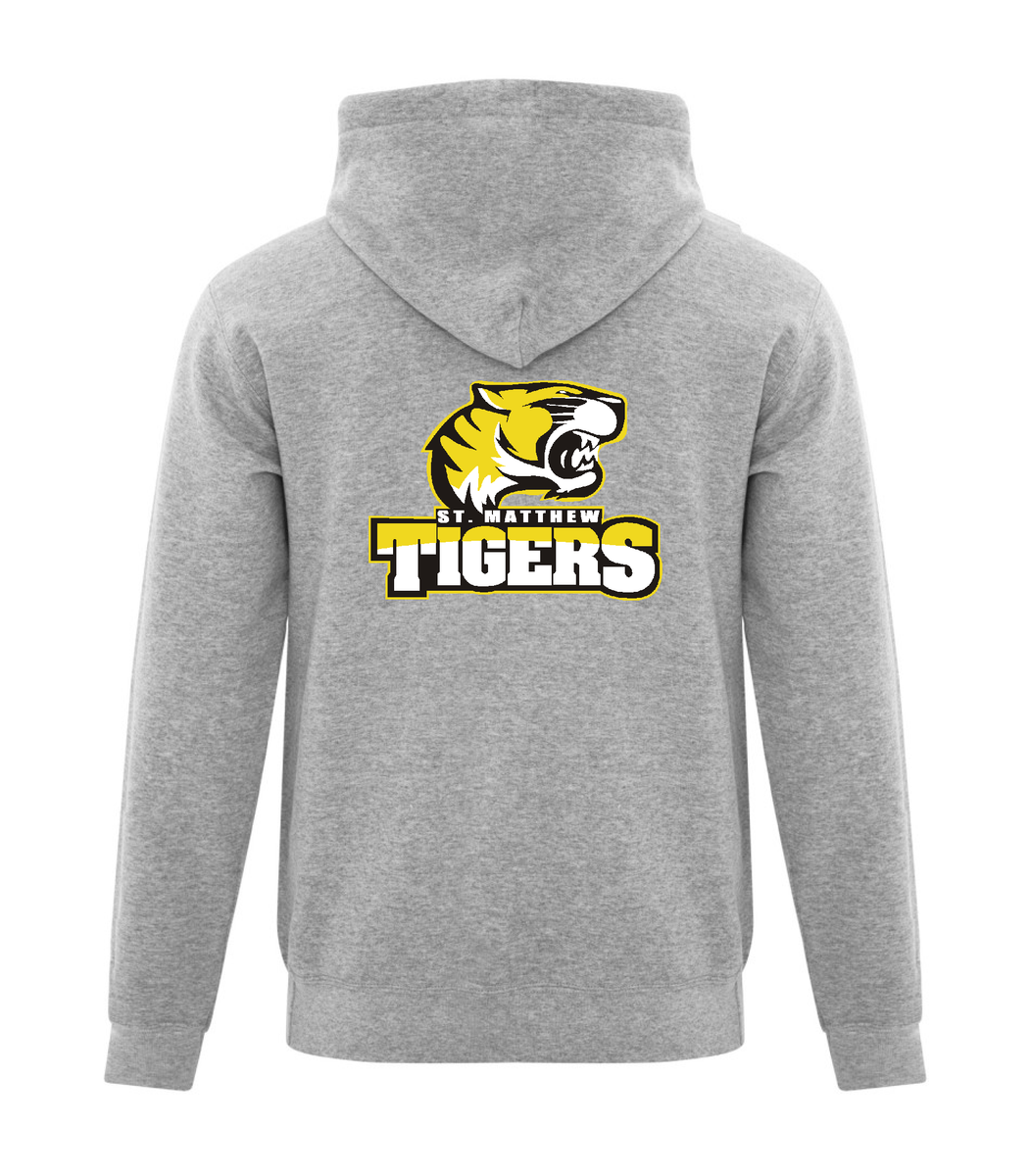 Adult Staff Hoodie - St. Matthew High School (Back with Alternate Tige ...